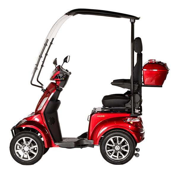 Ecolo ET4 Dune 4 Wheel Mobility Scooter (with Roof) – Ride the Wind Ebikes