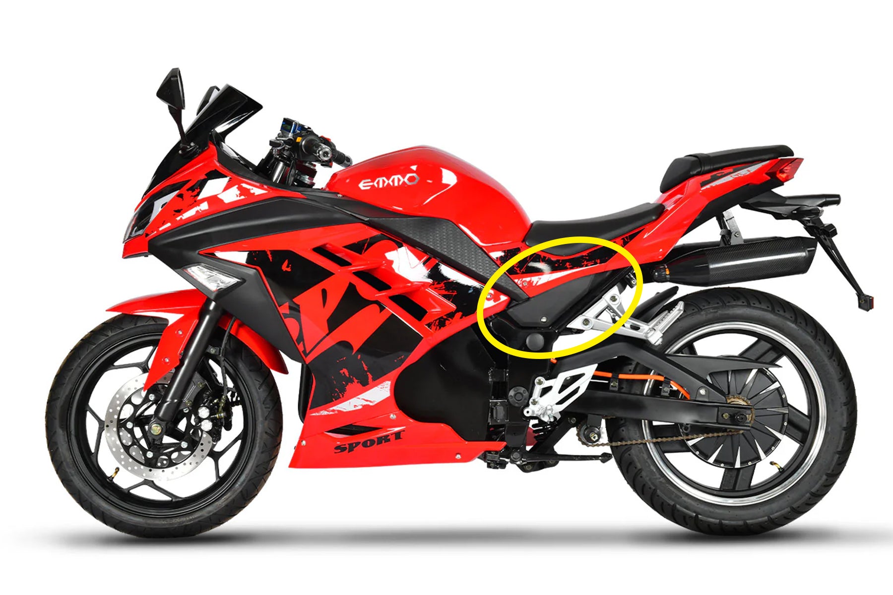 Emmo Zone GTS/Max - Centre Panel (Below driver seat attaches on batter ...