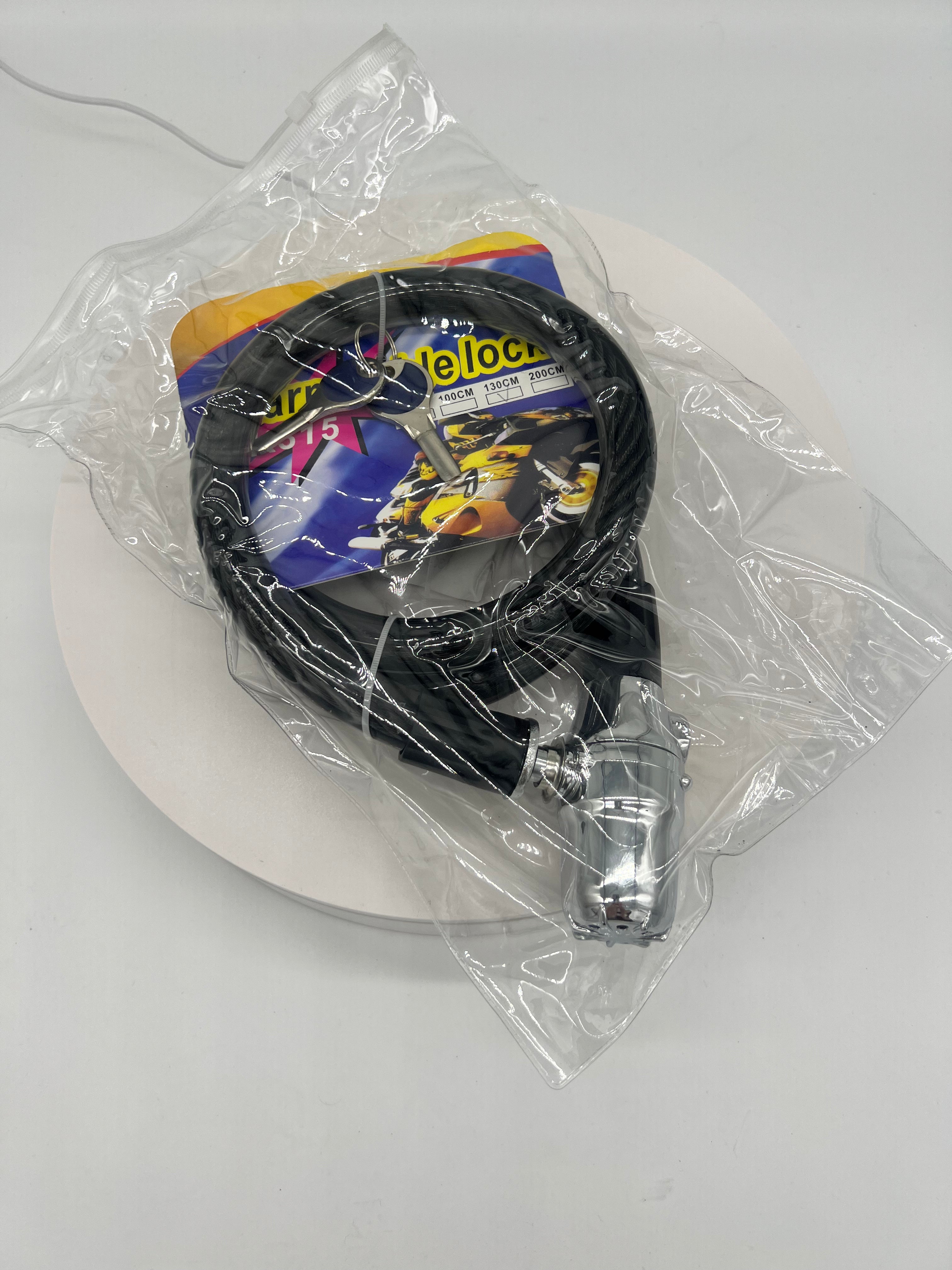 3 Loop Cable Alarm Lock - 130cm – Ride the Wind Ebikes