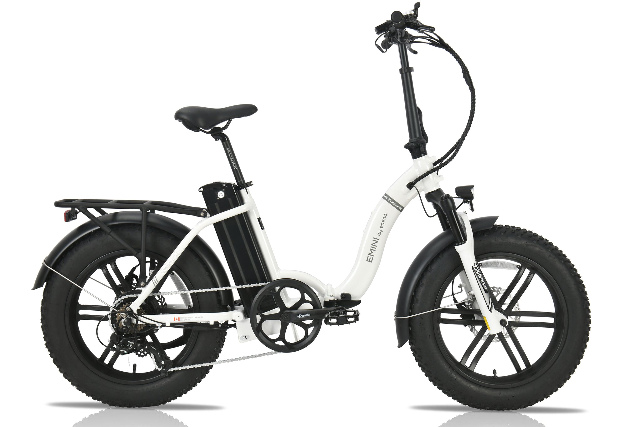 Emmo Emini Pro Ebike Electric Bicycle 20" Fat Tire Step Thru Style ...